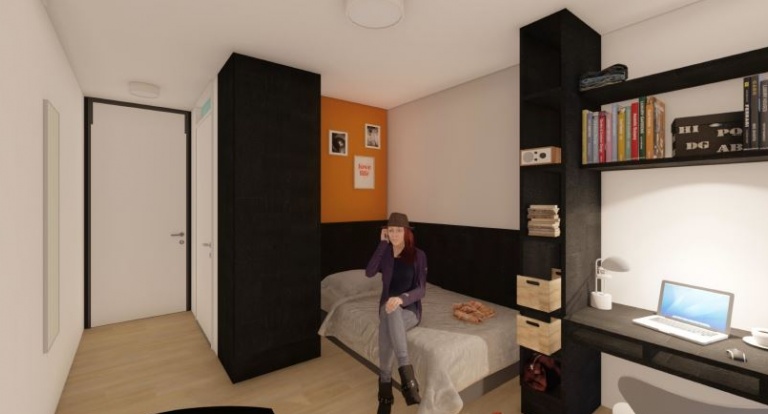 First-year student residences on hotel school Maastricht campus ...